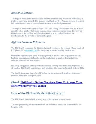 How to apply for a phil health id | PDF