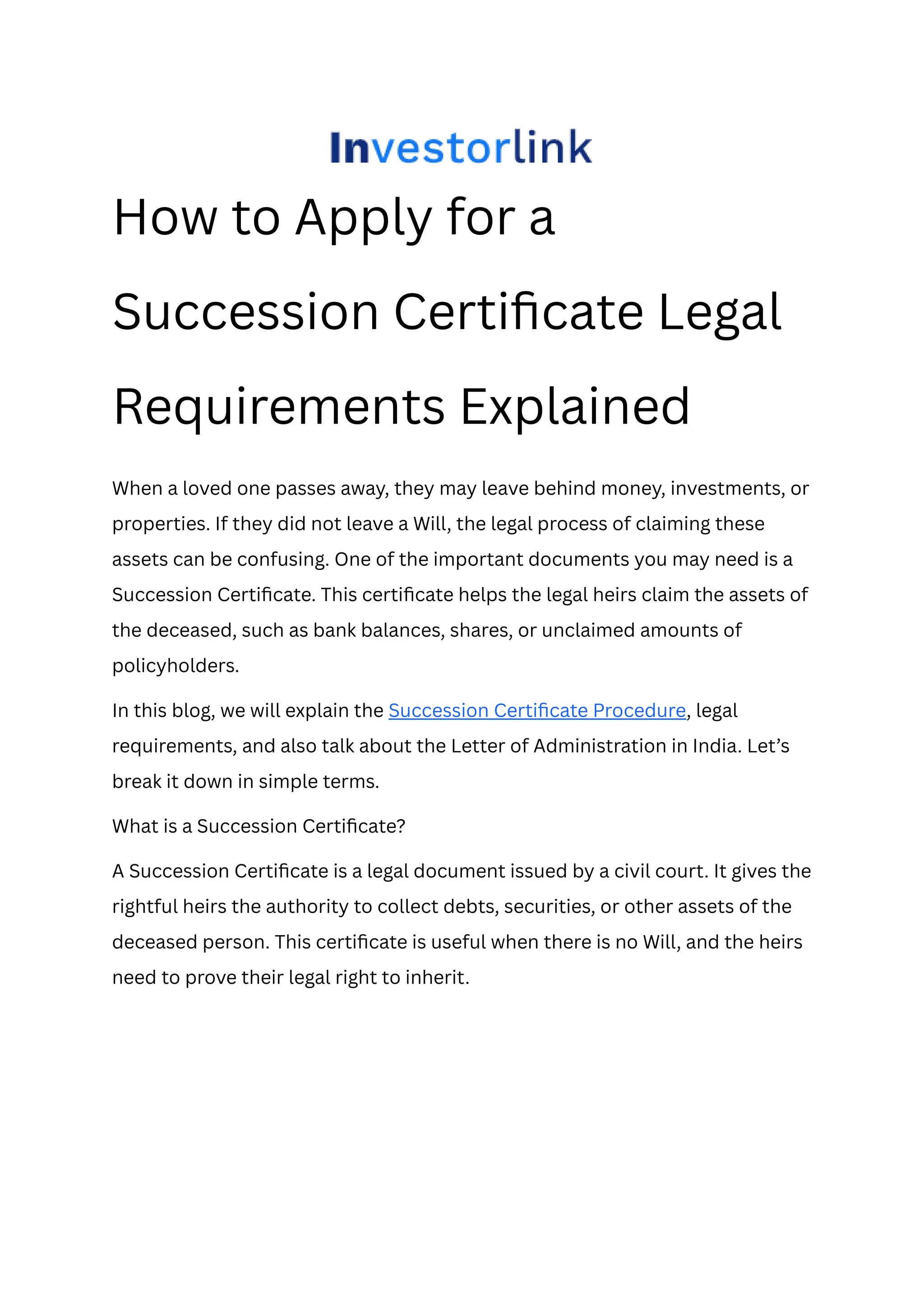 How to Apply for a Succession Certificate Legal Requirements Explained.docx