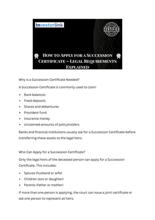 How to Apply for a Succession Certificate Legal Requirements Explained.docx