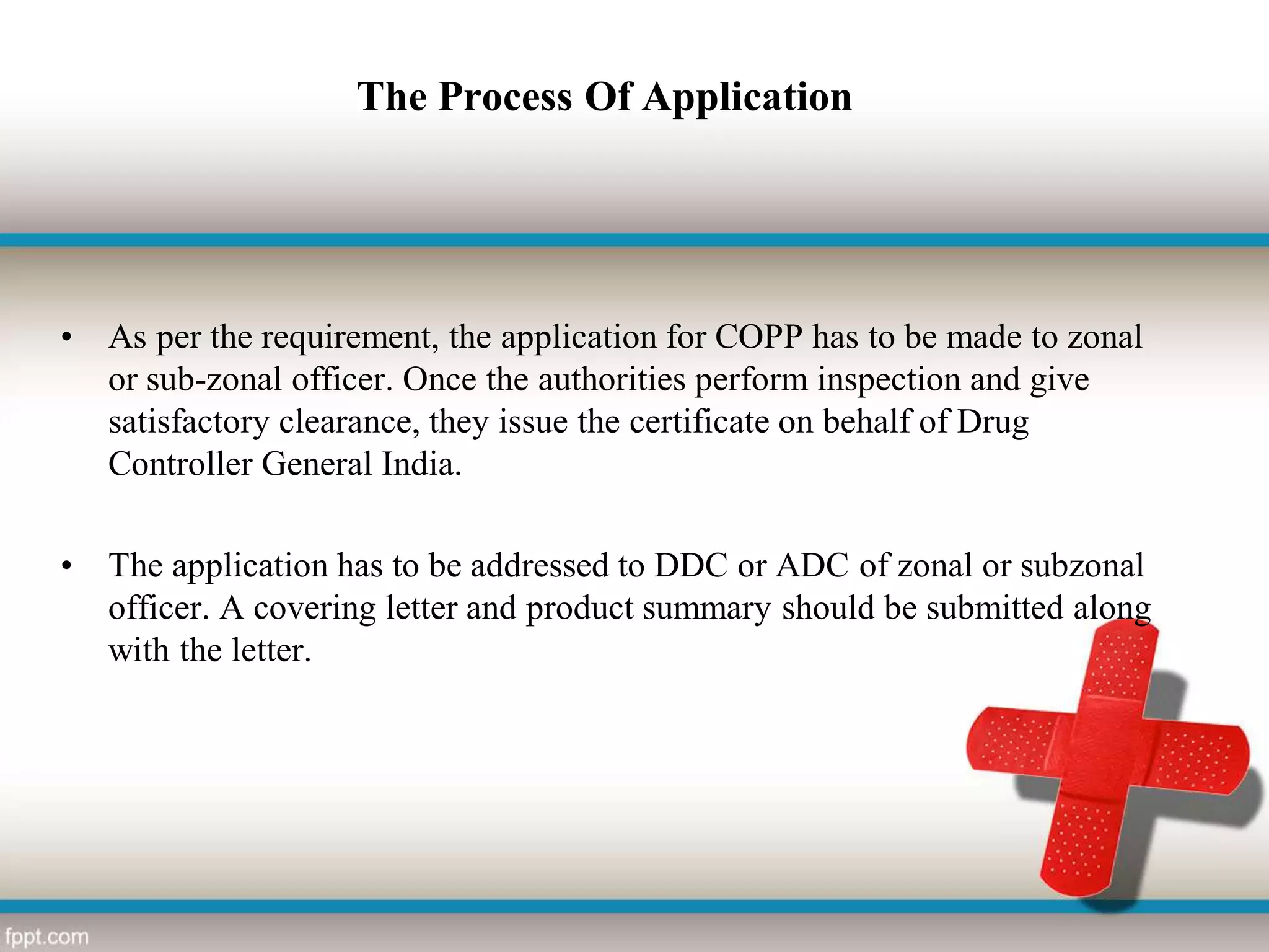 How to apply for COPPs (Certificate of Pharmaceutical Products)? | PDF