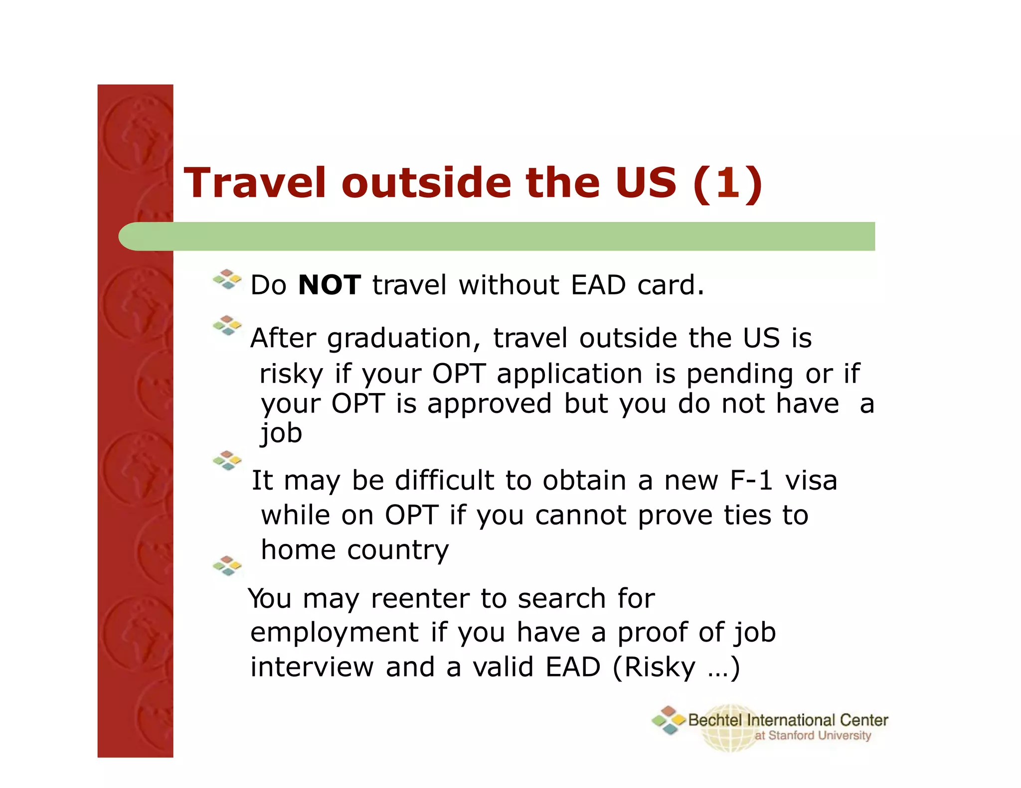 How and When to apply for OPT - F1 Visa Students | PDF