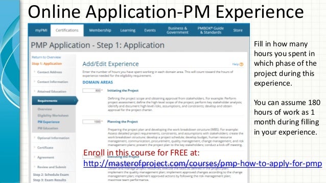 How to Apply PMI PMP Certification Exam