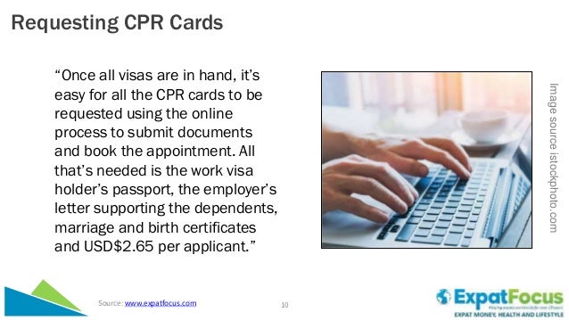 How to apply for the new CPR card in Bahrain