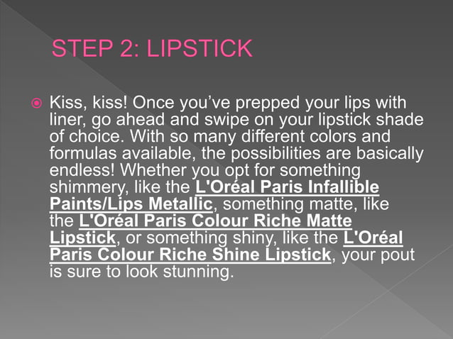 How to apply makeup | PPTX