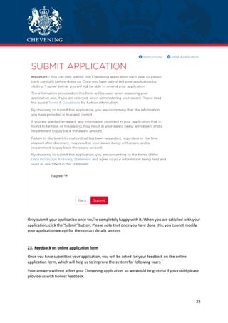 Chevening Scholarship | How to Apply: step by-step guide | PDF