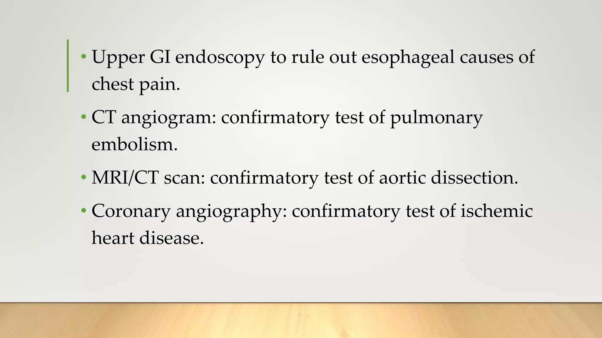 How to approach a patient with chest pain | PPT