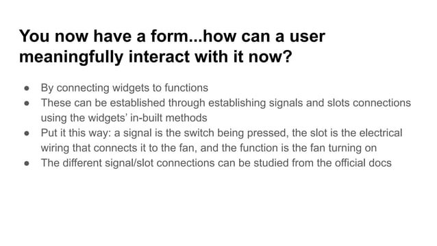 How To Approach Building Guis Using Pyqt Pdf Computer Software And