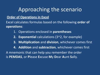 How to approach creating formulas in excel and my it lab | PDF