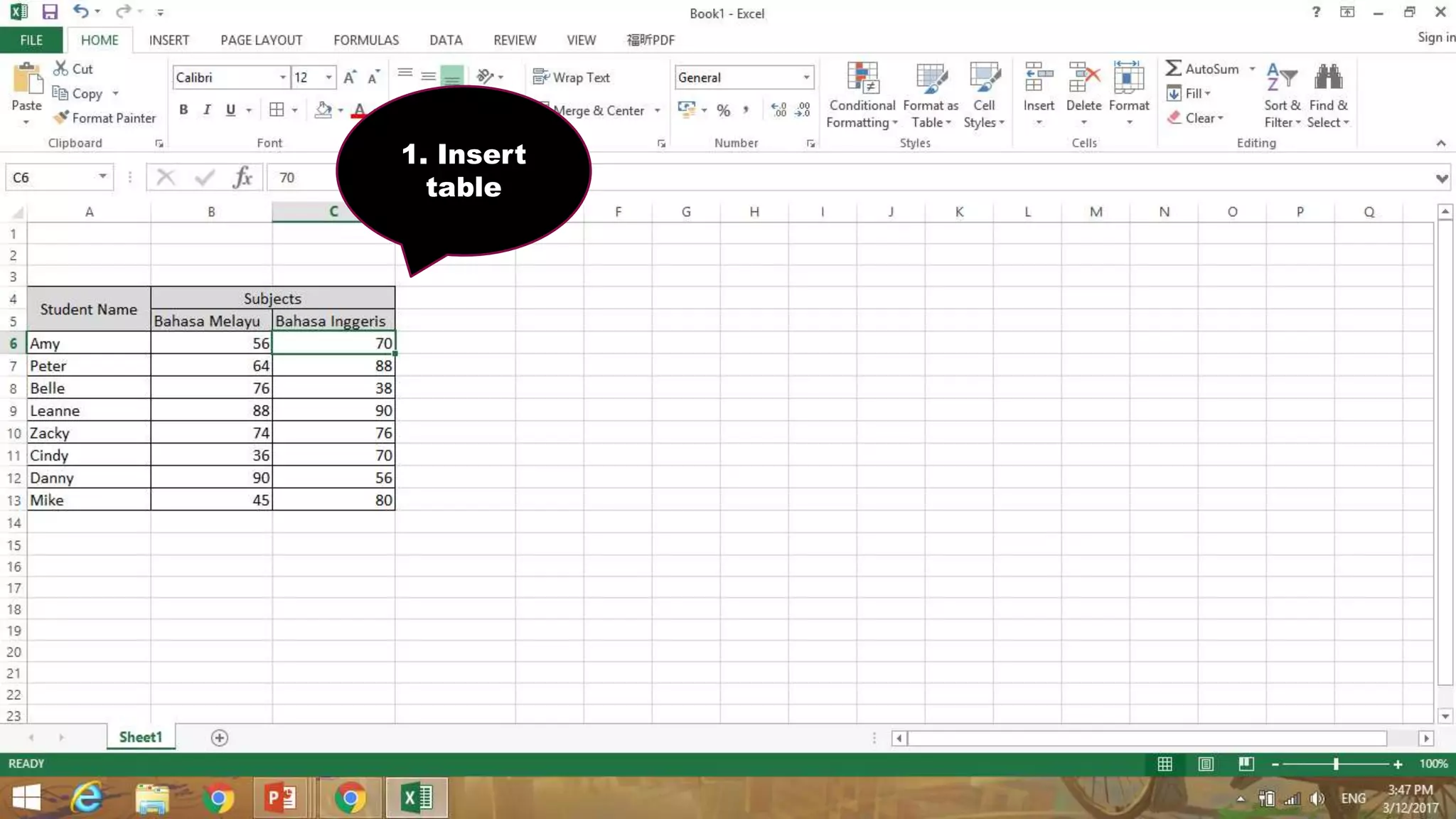 How to arrange data alphabetically in excel 2013 | PPTX