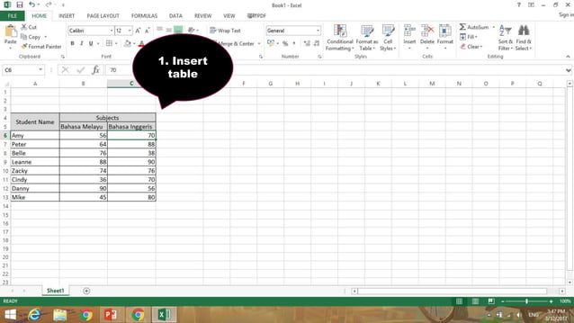 How to arrange data alphabetically in excel 2013 | PPTX
