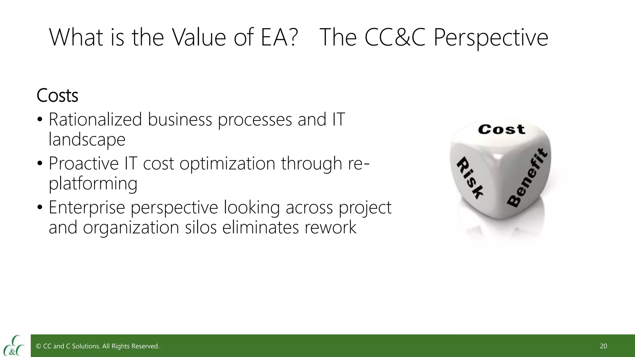 How to Articulate the Value of Enterprise Architecture | PPTX ...