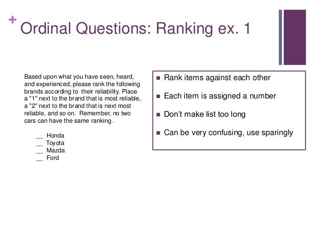 How to Ask Survey Questions