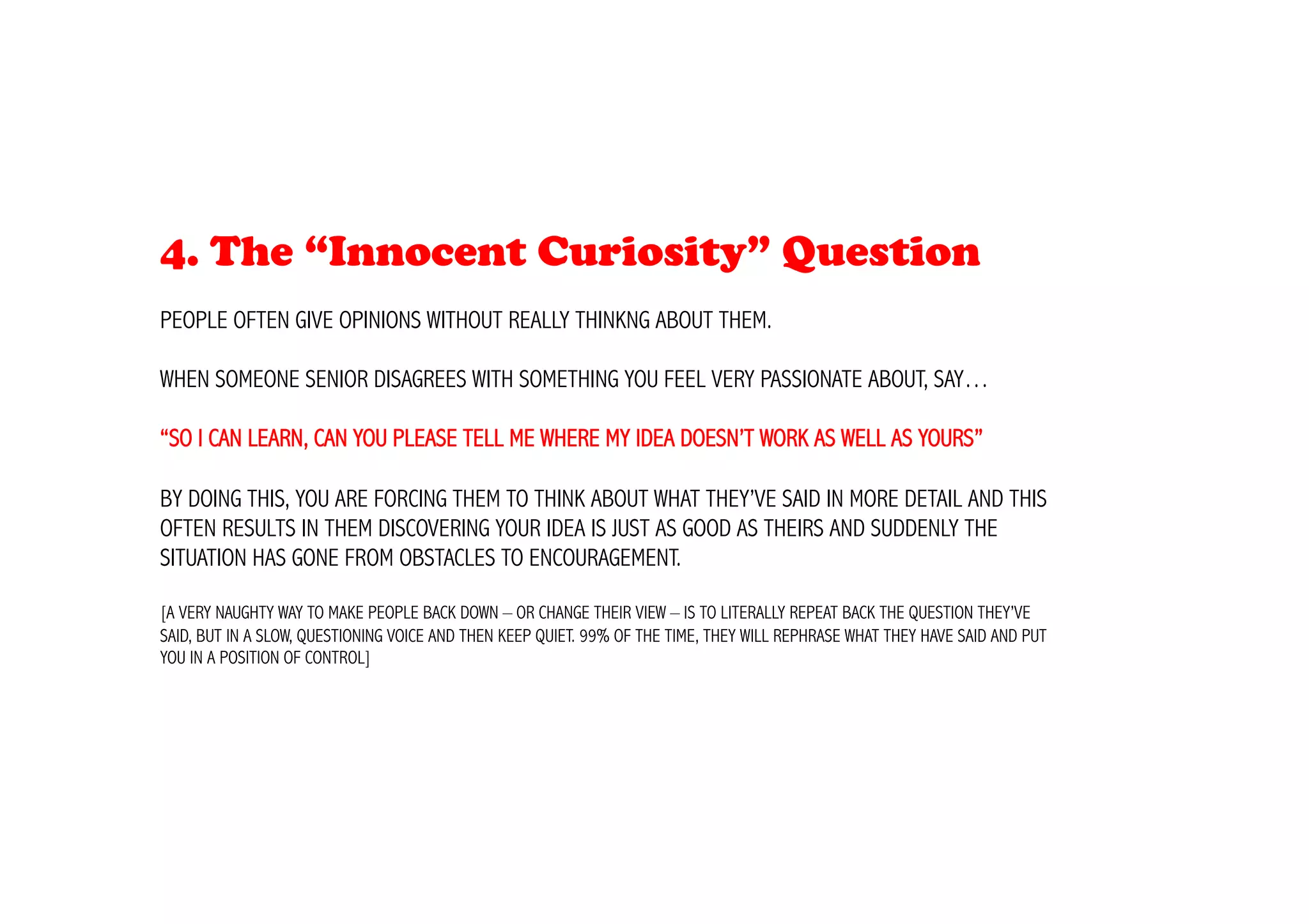 How to ask tough questions without it being tough. | PPT