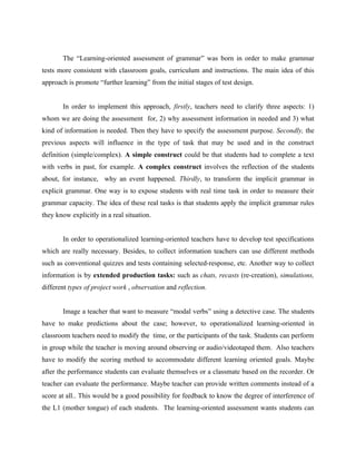 Howtoassessgrammar | DOC | Standardized Testing | Educational Assessment