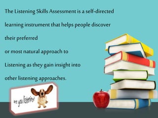 How to assess listening | PPTX