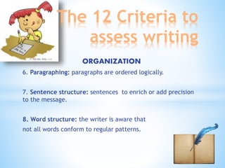 How to assess writing | PPT