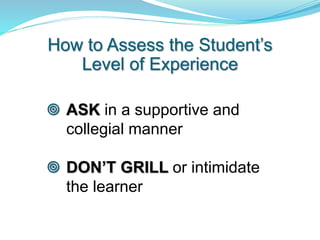 How to Assess your Trainee's Learning | PPTX