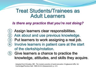 How to Assess your Trainee's Learning | PPT