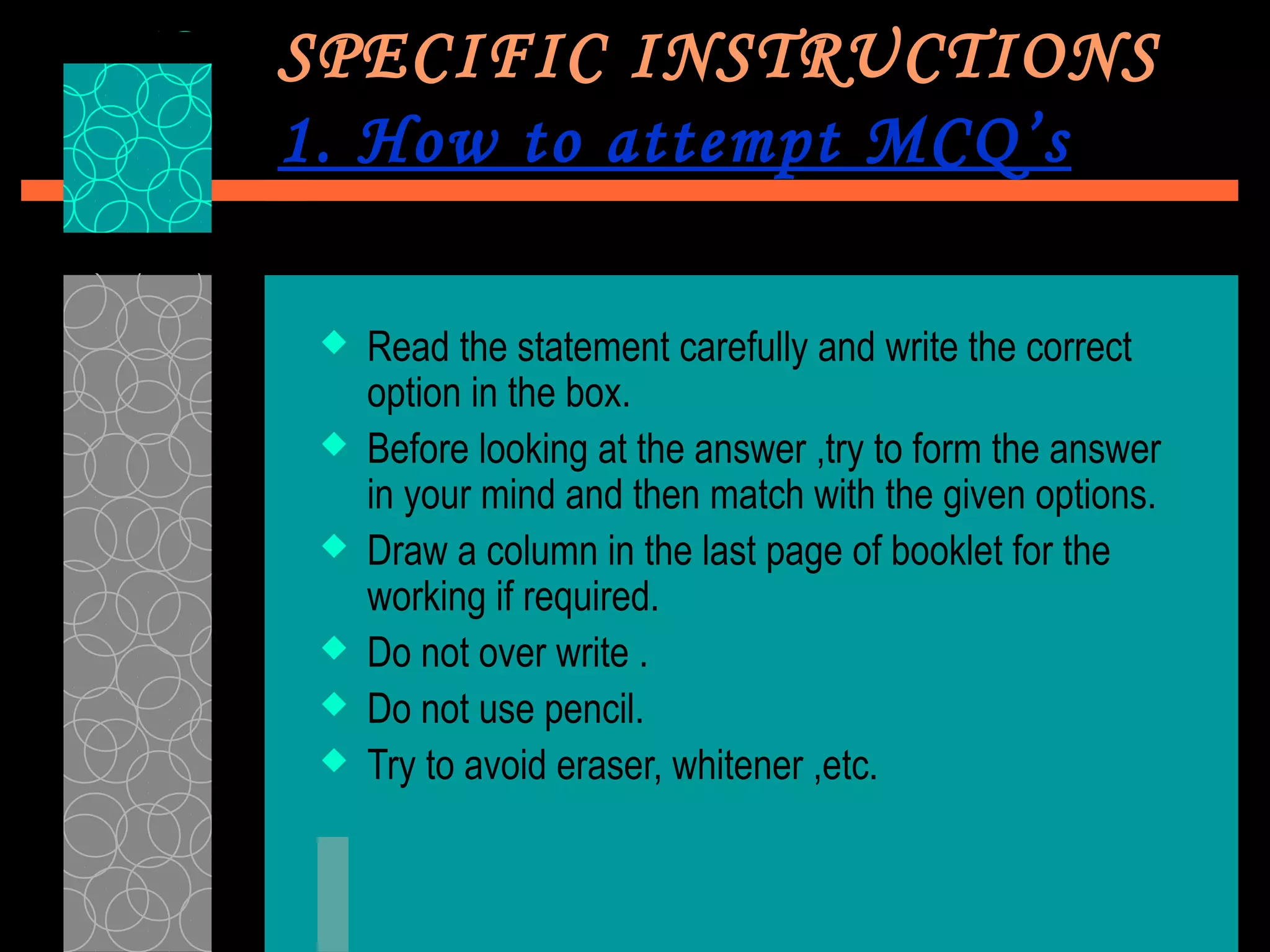 How to attempt exam paper | PPT