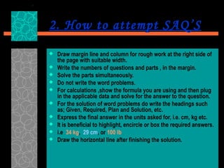 How to attempt exam paper | PPT