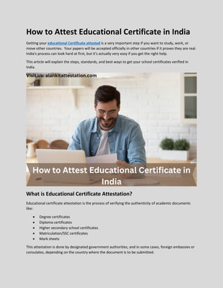 How to Attest Educational Certificate in India.pdf
