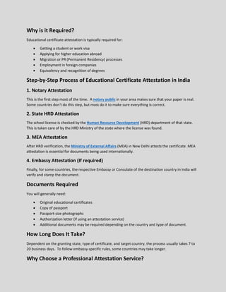 How to Attest Educational Certificate in India.pdf