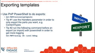 O365Engage17 - How to Automate SharePoint Provisioning with PNP ...