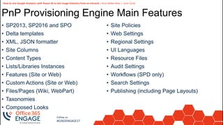 O365Engage17 - How to Automate SharePoint Provisioning with PNP ...