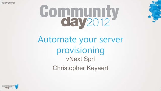 How to automate your server provisioning | PPT How to automate your server provisioning | PPT