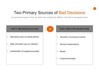 How to avoid decision traps | PDF