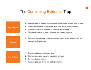 How to avoid decision traps | PDF