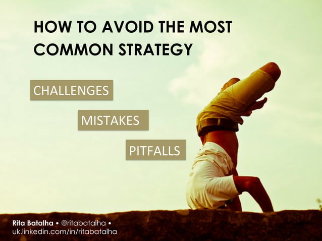 How to avoid the most common strategy mistakes, challenges & pitfalls | PDF