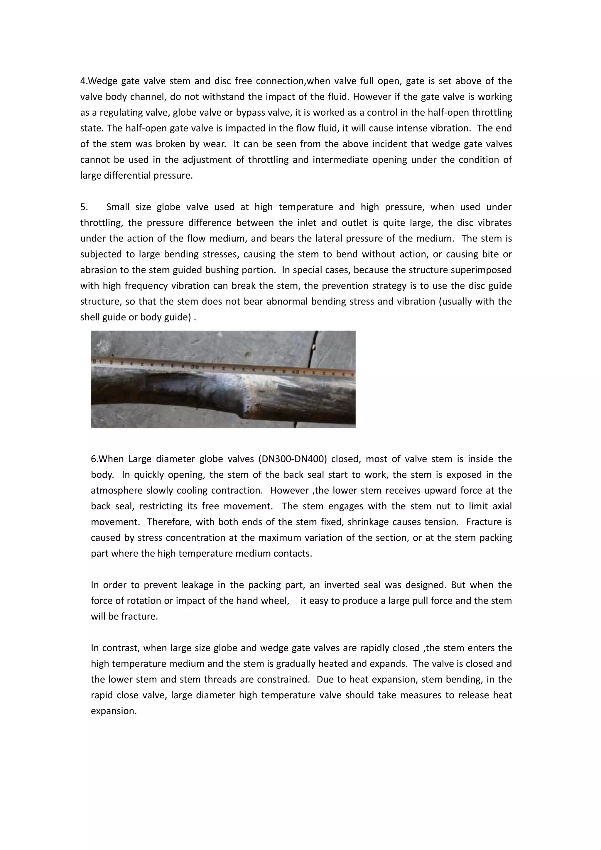 How to avoid valve stem damage | PDF