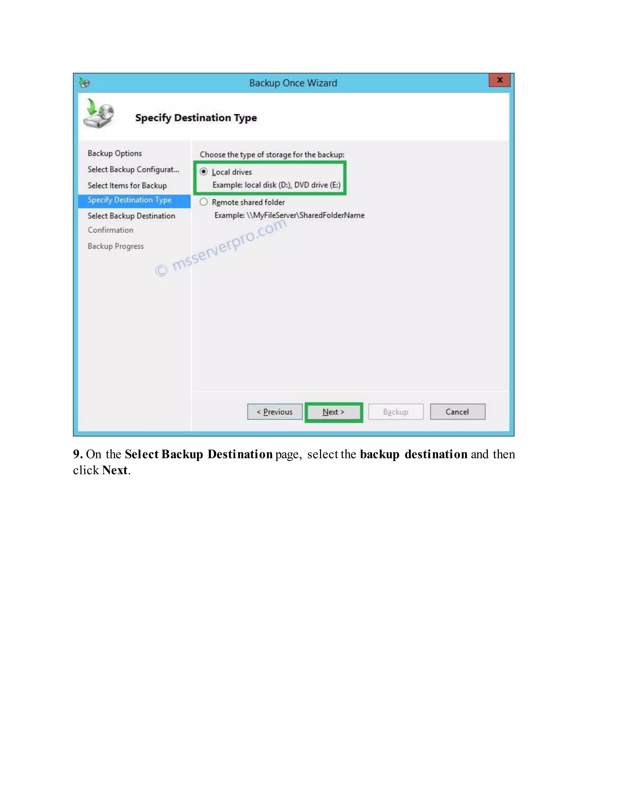 How to backup active directory domain services database in windows server 2012 r2 | DOCX