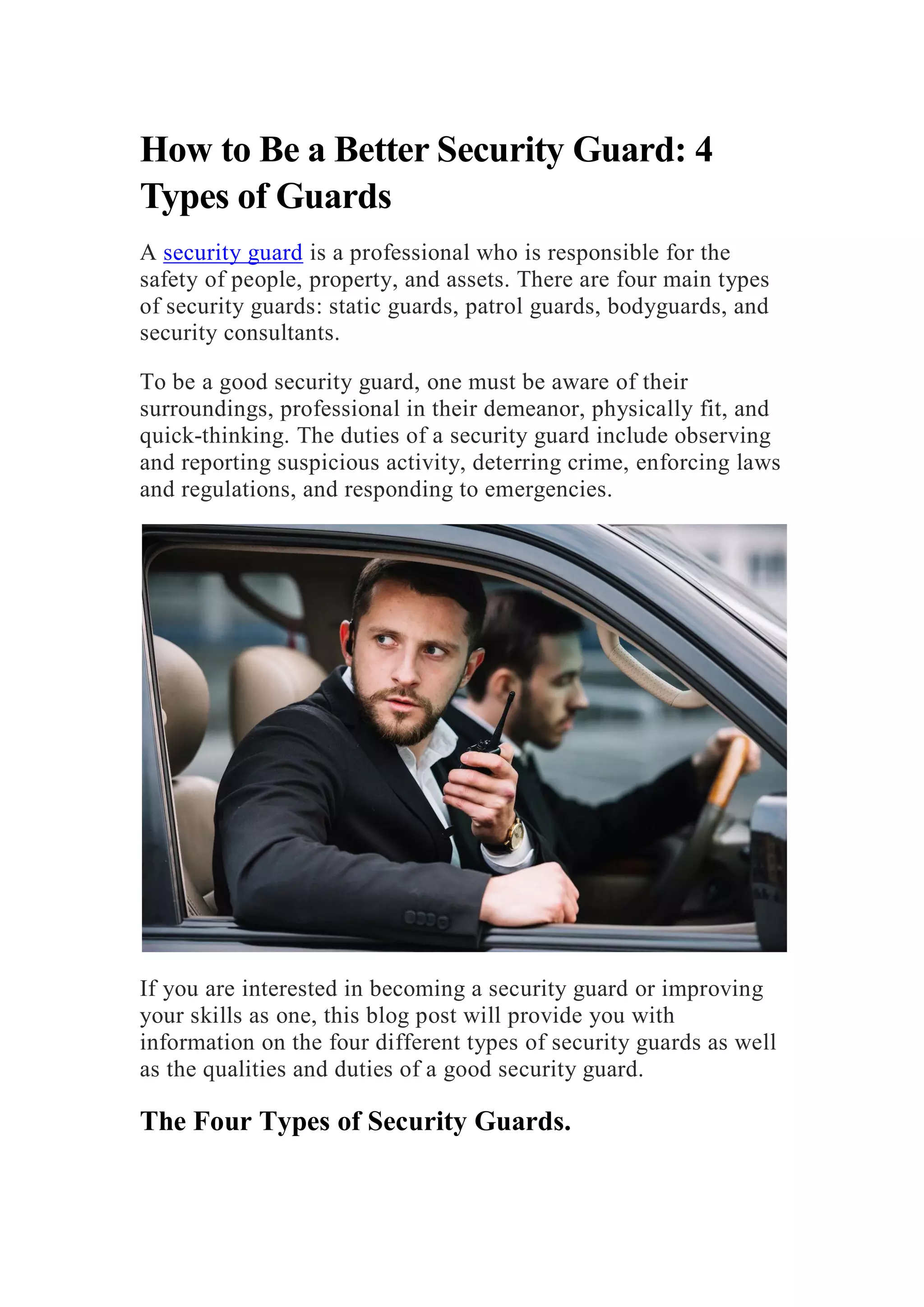How to Be a Better Security Guard 4 Types of Guards.pdf