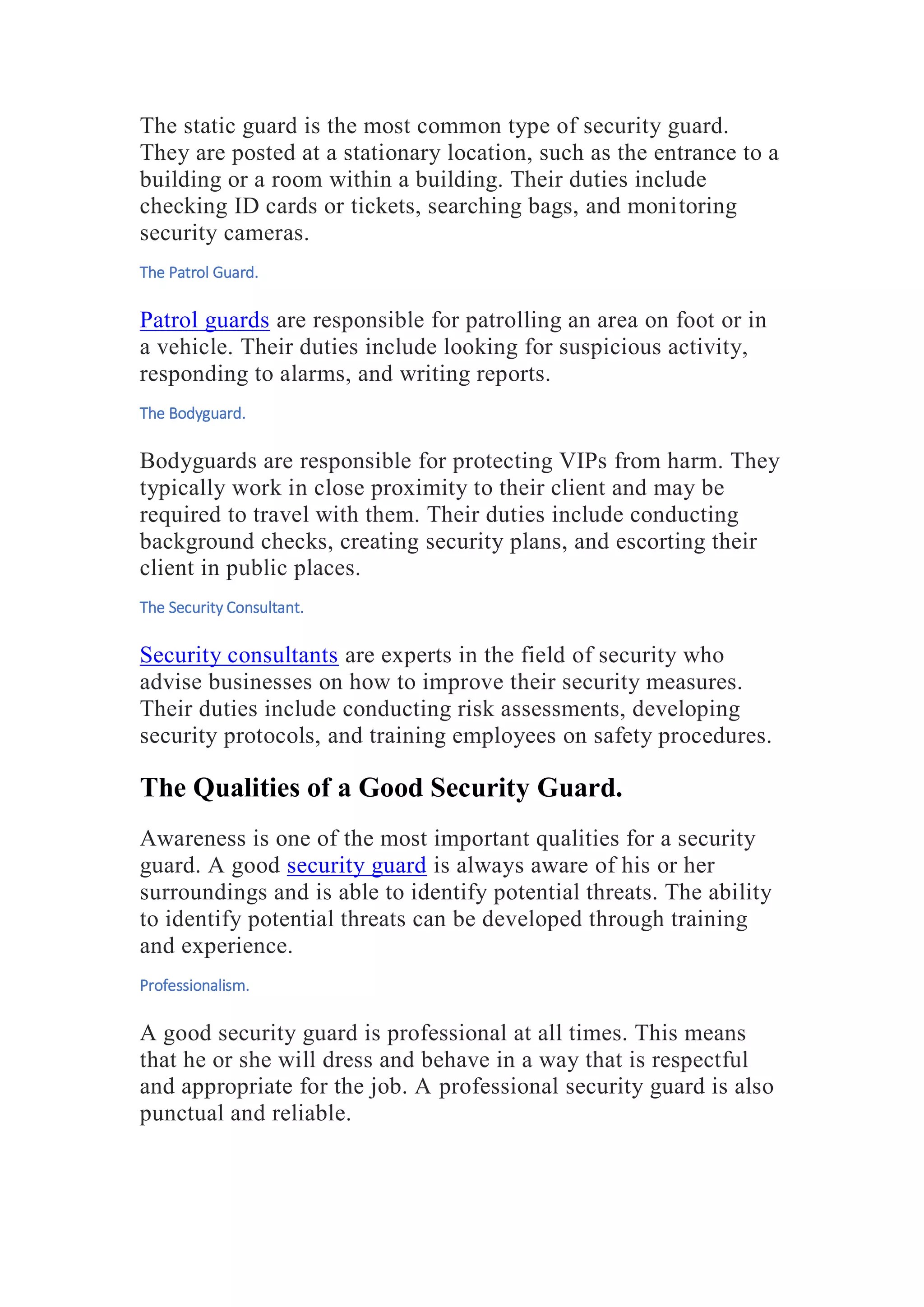 How to Be a Better Security Guard 4 Types of Guards.pdf