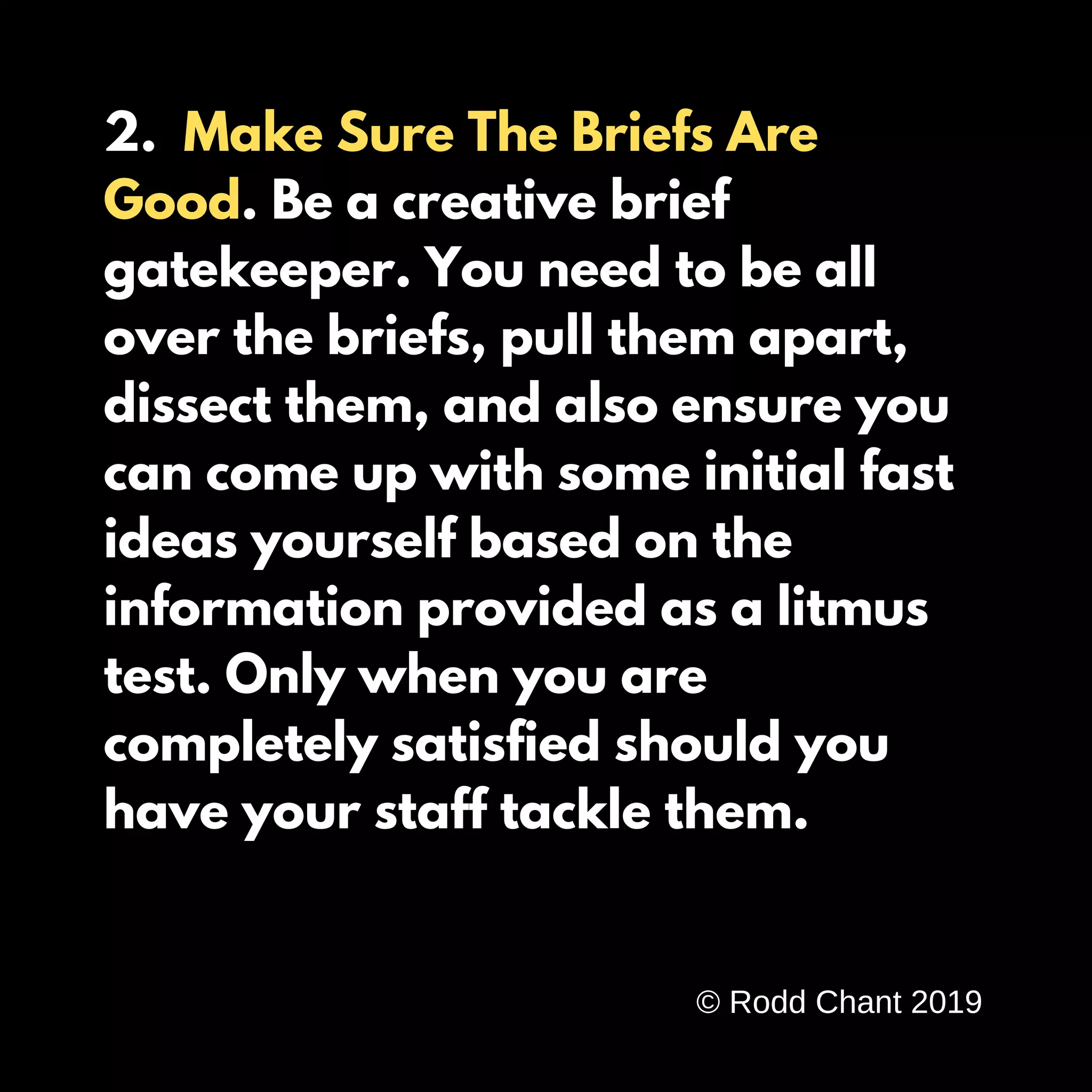 HOW TO BE A CREATIVE DIRECTOR WITHOUT SUCKING AT IT. | PDF