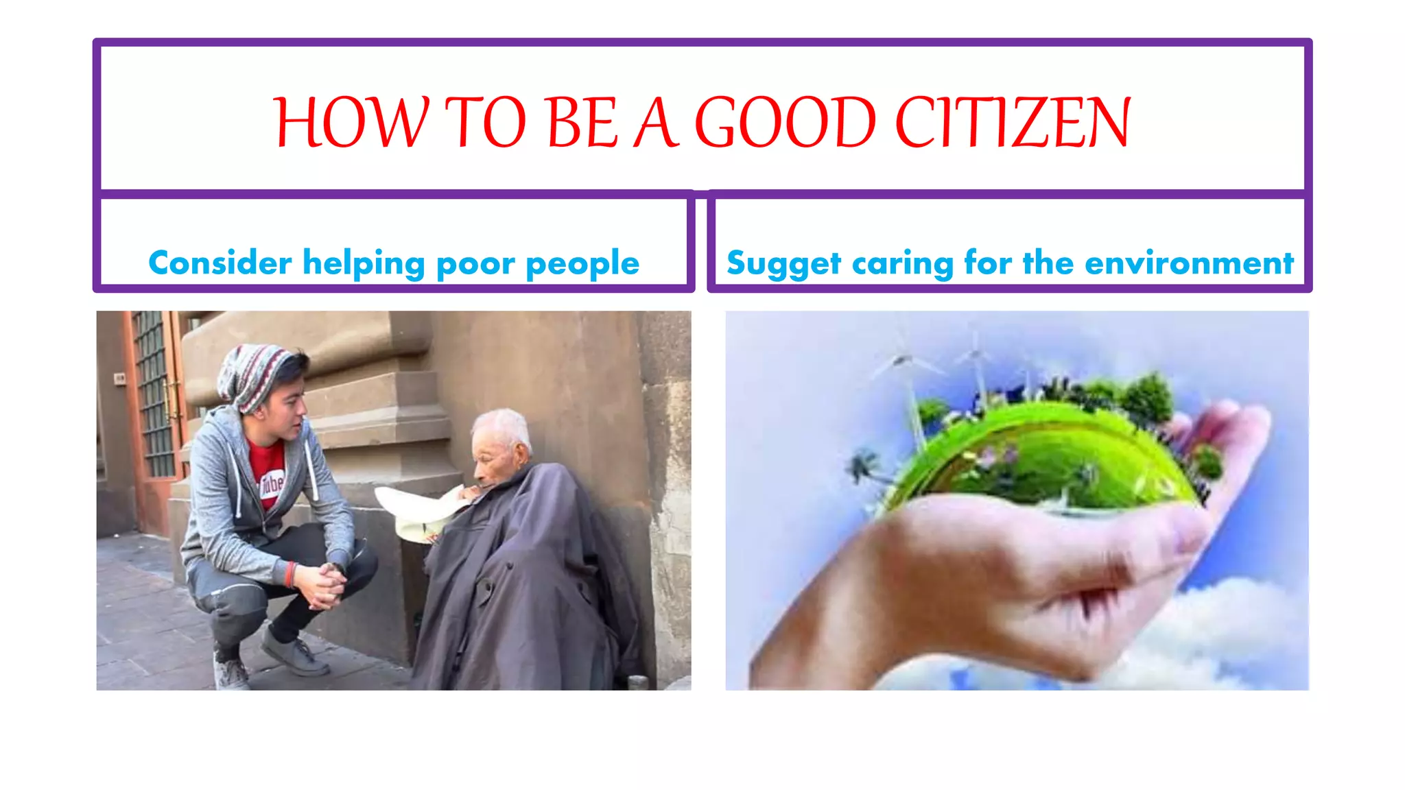 How to be a good citizen | PPTX