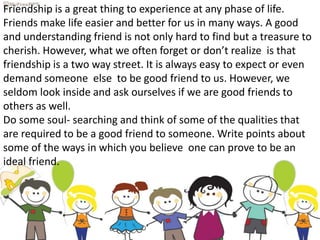 How to be a good friend | PPTX