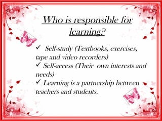 How to be a good learner | PPT