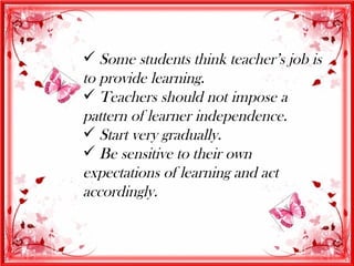 How to be a good learner | PPT