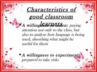 How to be a good learner | PPT