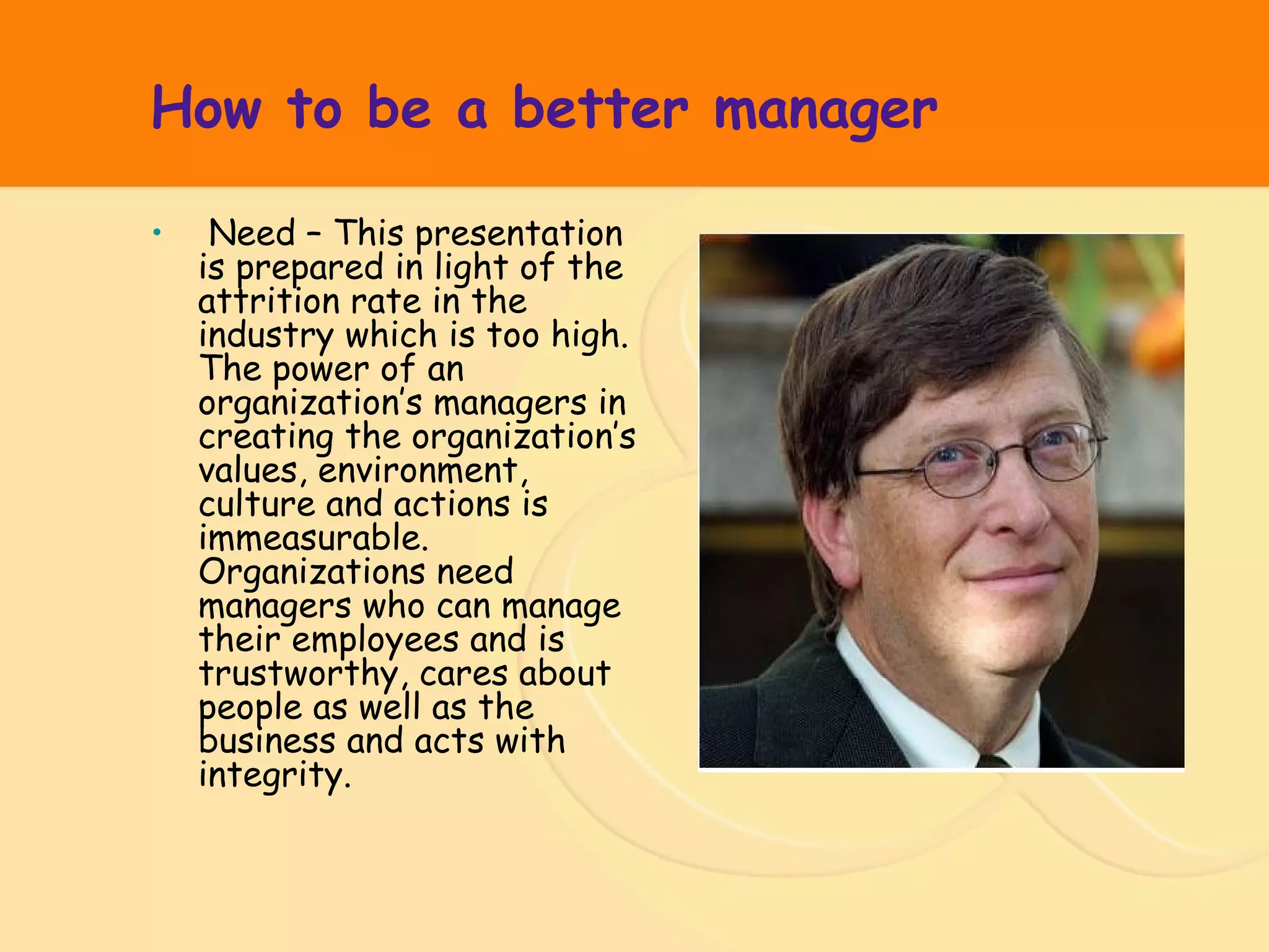How To Be A Good Manager | PPT