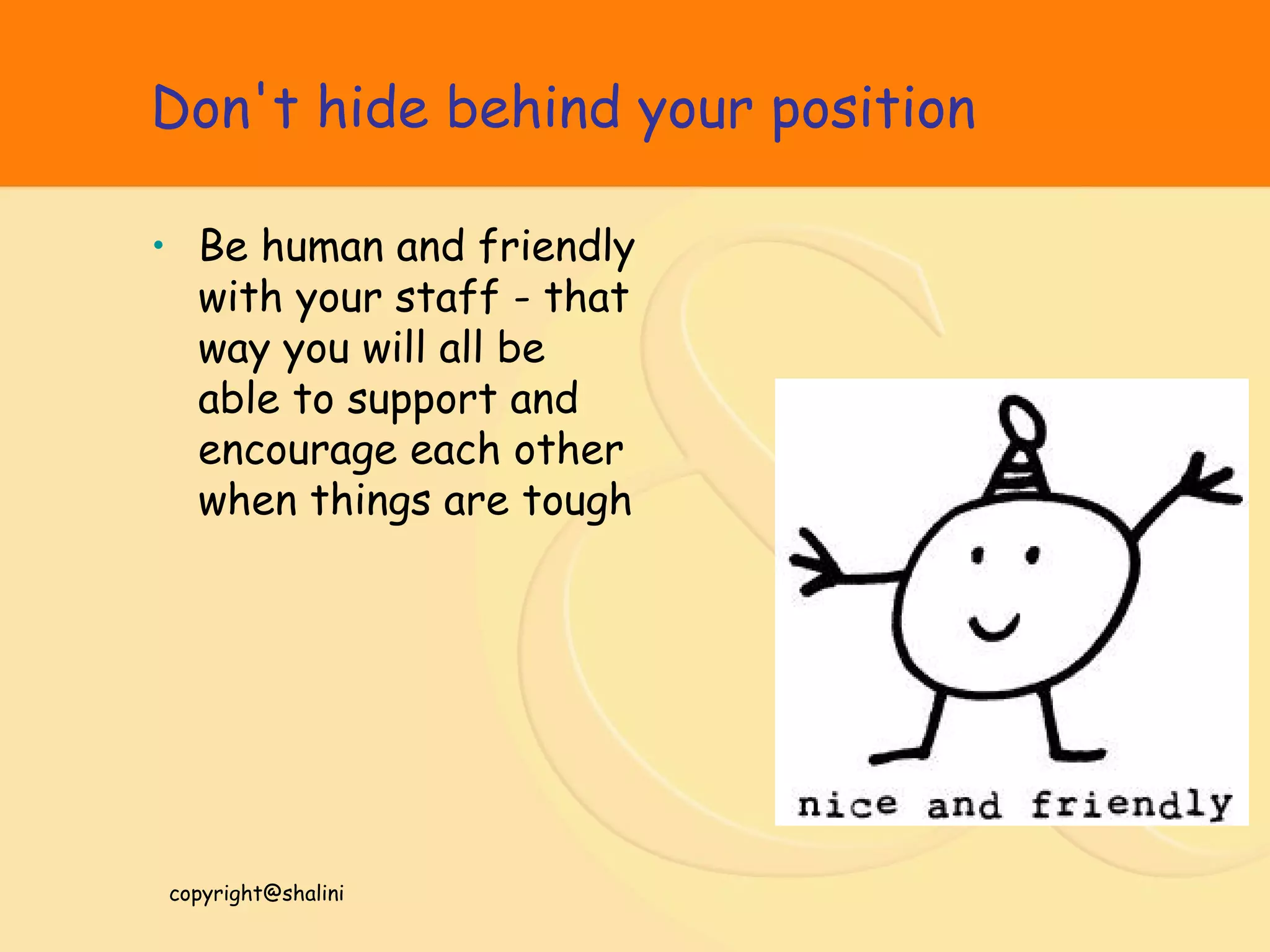 How To Be A Good Manager | PPT