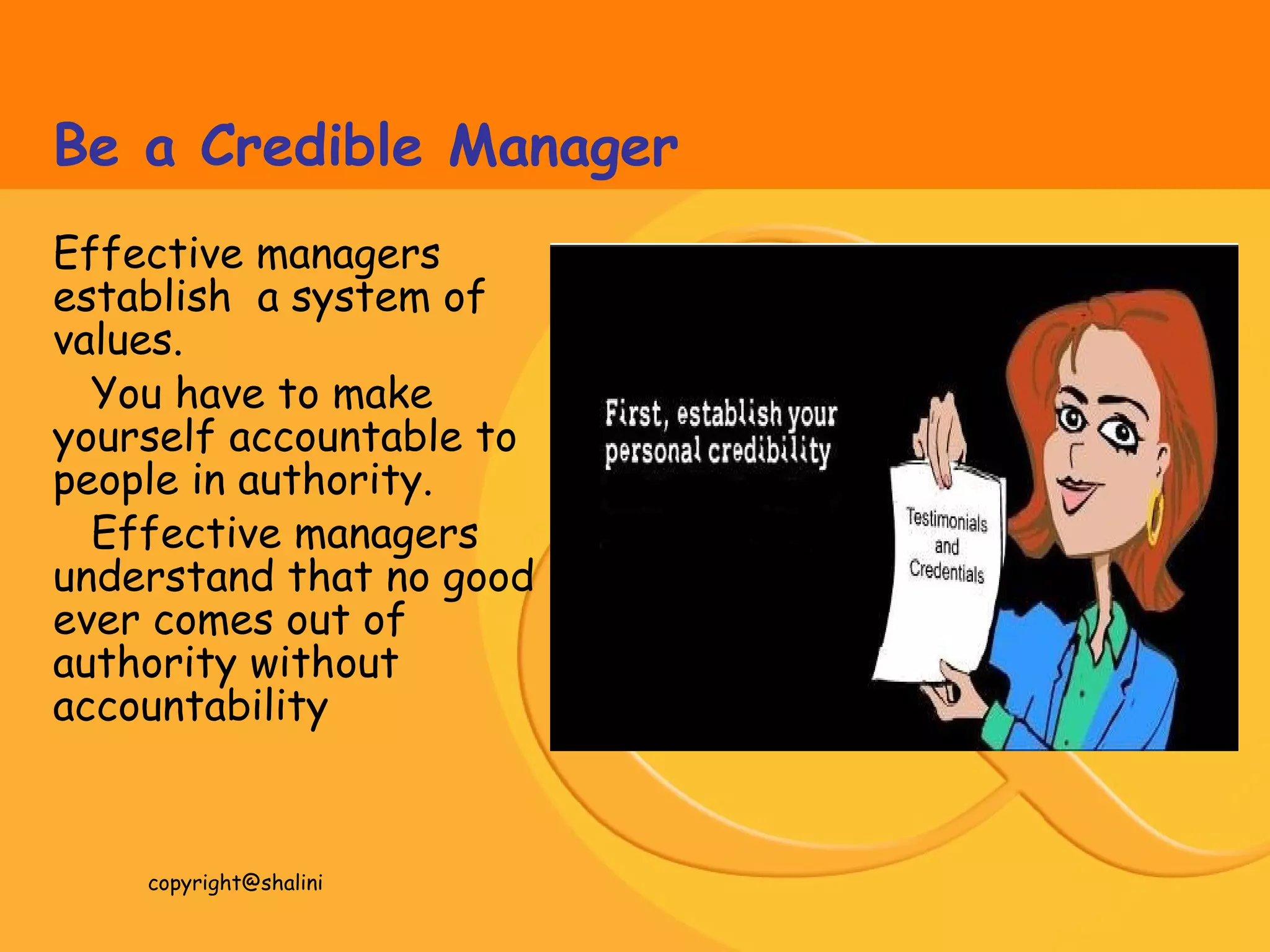 How To Be A Good Manager | PPT
