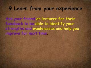 How to be a good presenter | PPTX