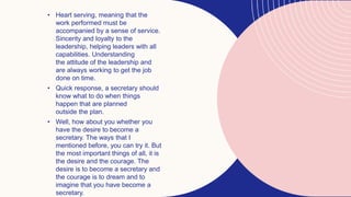 HOW TO BE A GOOD SECRETARY.pptx