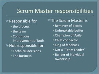 How to be a great scrum master | PPT
