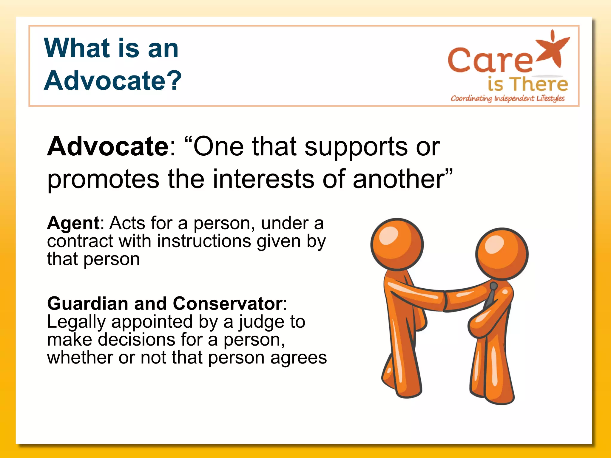 How to be an Effective Advocate for Your Elderly Loved One or Client | PDF