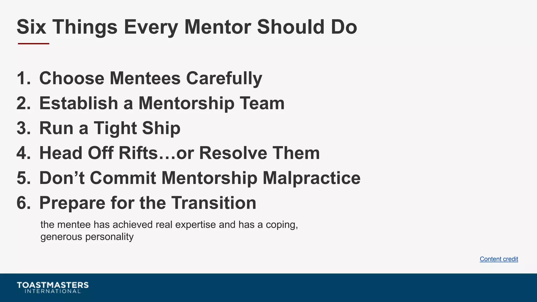 How to be an effective mentor | PPTX